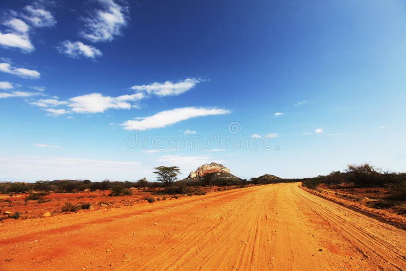 African road stock image. Image of wilderness, nature - 12844975