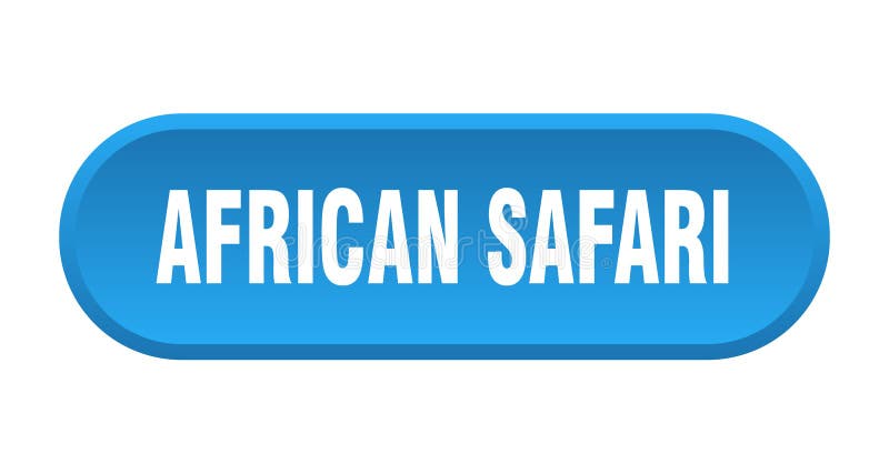 African safari button stock vector. Illustration of template - 196832253