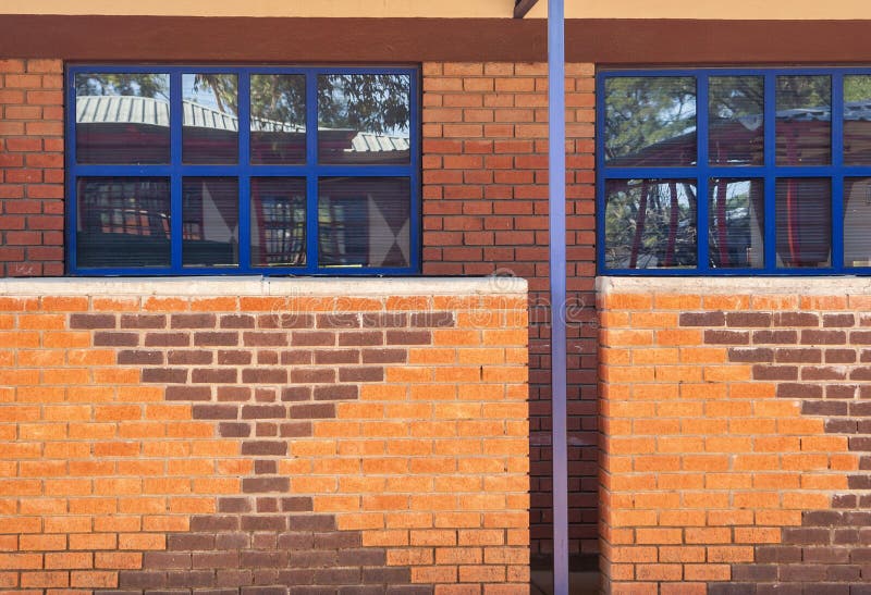 African school stock image. Image of design, blue, empty - 254096711