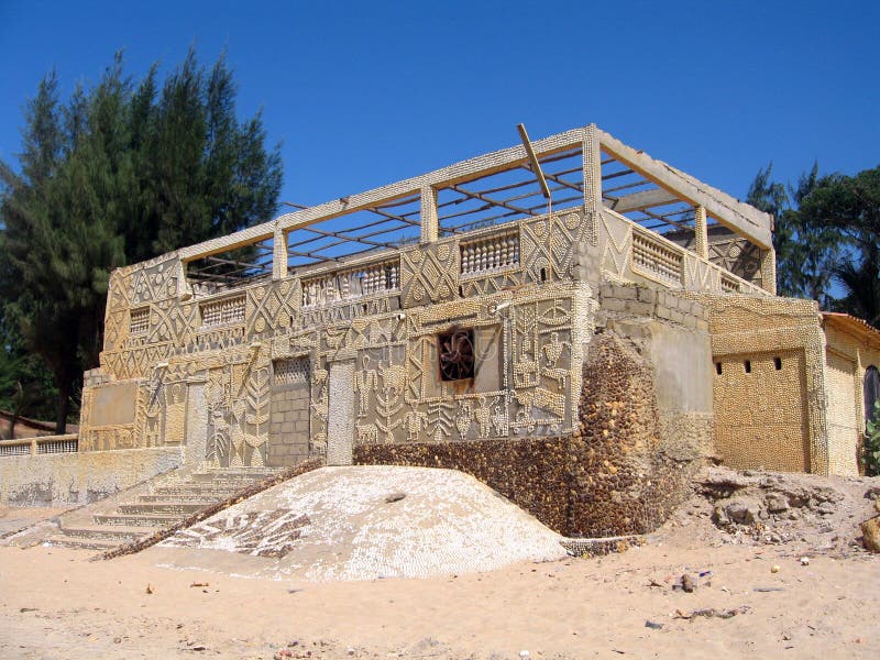 African Shell house stock photo. Image of africa, senegalese - 48917028