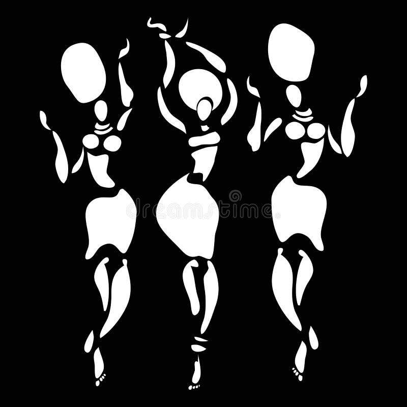 African silhouette set stock vector. Illustration of human - 60970684 African silhouette set stock vector. Illustration of human - 60970684