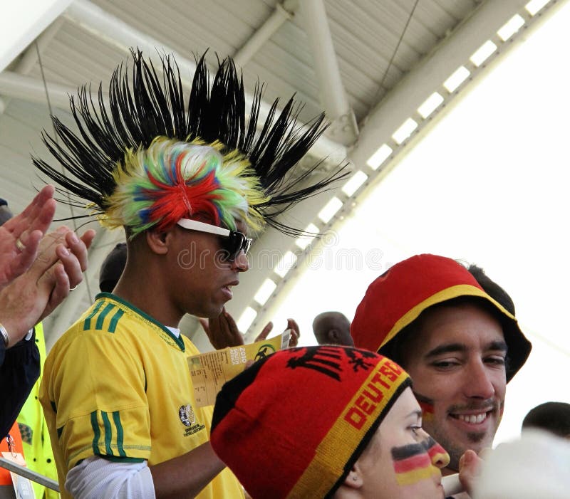 African soccer fans editorial stock photo. Image of nations - 15029088