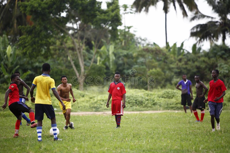 African Soccer Team during Training Editorial Stock Image - Image of ...