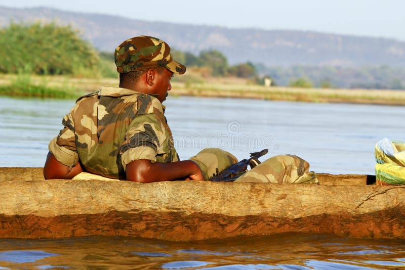 African Soldier during Operation Stock Photo - Image of recruit ...