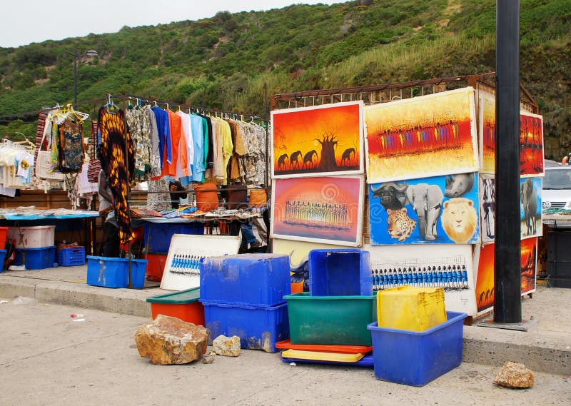 African street market editorial stock photo. Image of multicolored ...