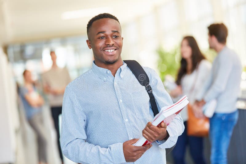 African Student Holding Notebook Stock Photo - Image of freshmen ...