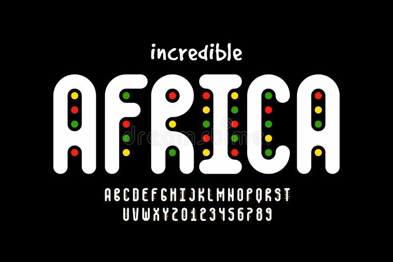 African Font Stock Illustrations – 24,796 African Font Stock ...
