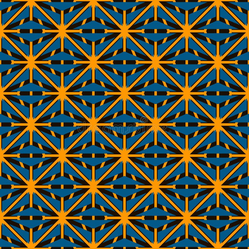 African Style Seamless Surface Pattern with Abstract Figures. Bright ...