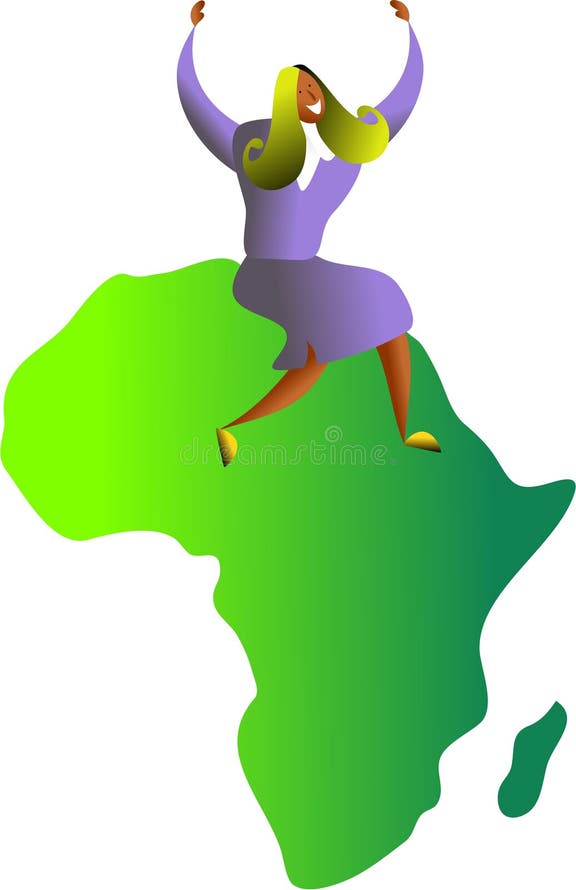 African success stock illustration. Illustration of diversity - 1352000