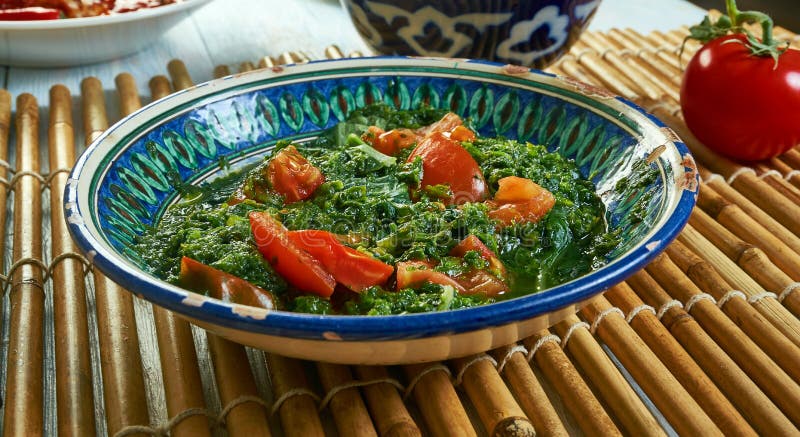 Kenyan Ugali Sukuma Wiki stock photo. Image of cornmeal - 170566214