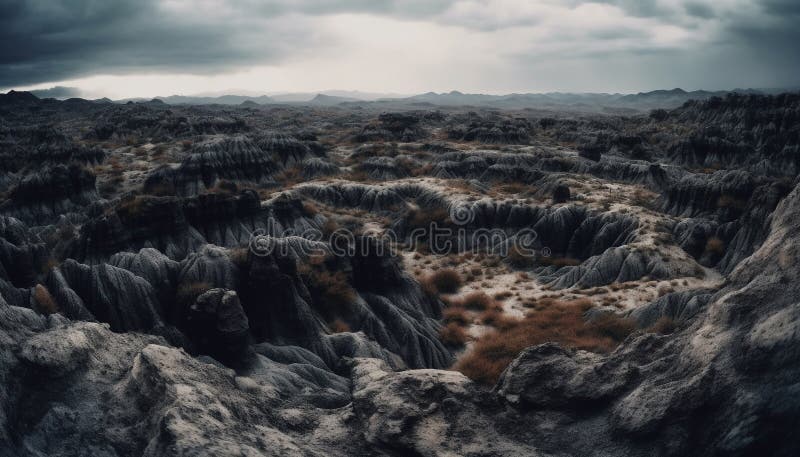 African Sunset Paints Panoramic Mountain Range in Beautiful Blue ...