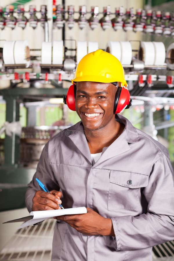 African textile worker stock photo. Image of fabrics - 27310114