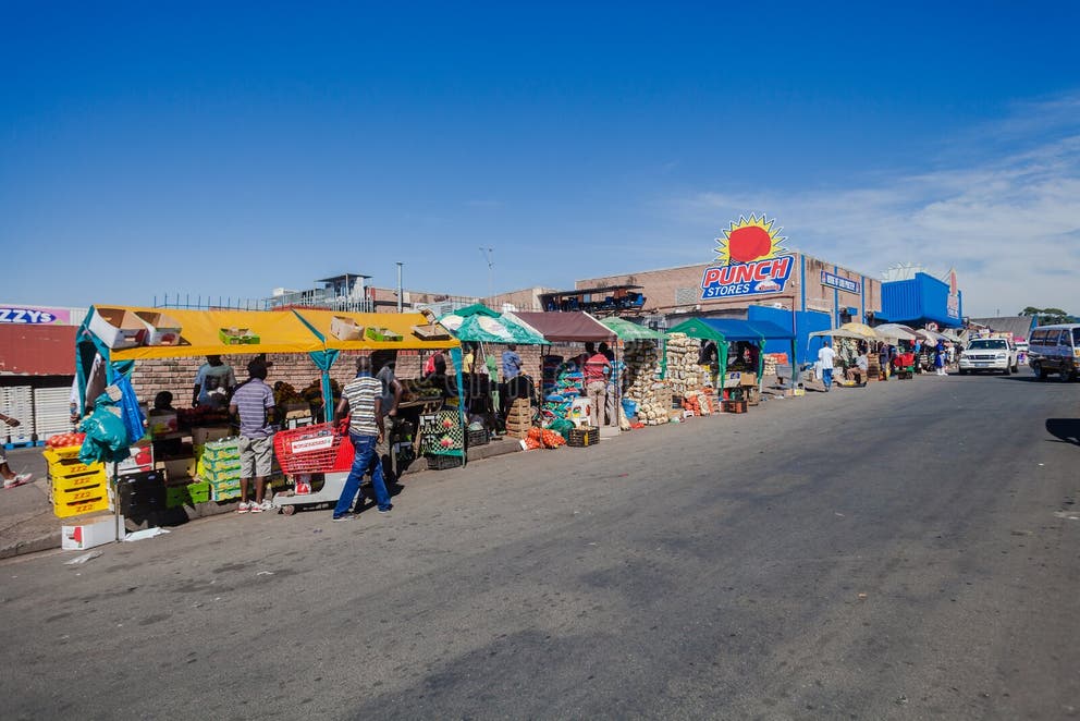 African Vegetables Street Trading Editorial Image - Image of african ...