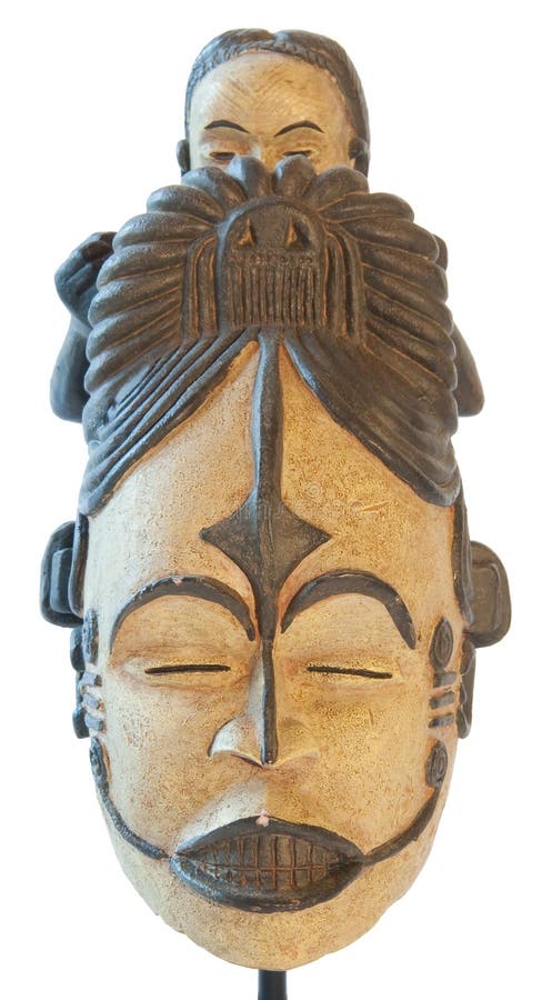 African Traditional Sculpture of Maternity Symbol Stock Photo - Image ...