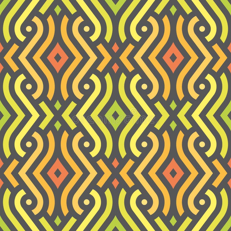 African Traditional Tropics Decorative Pattern Stock Vector ...