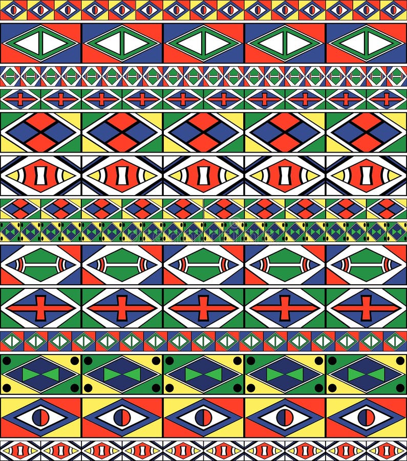African-tribal-art Pattern S Frame Stock Vector - Illustration of ...