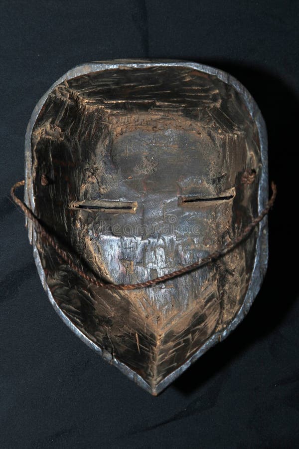 African Tribal Mask - Bayaka Tribe Stock Photo - Image of authentic ...