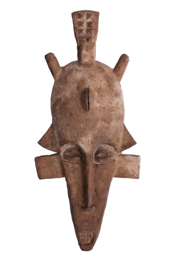 African Traditional Mask from Morocco Stock Photo - Image of carving ...