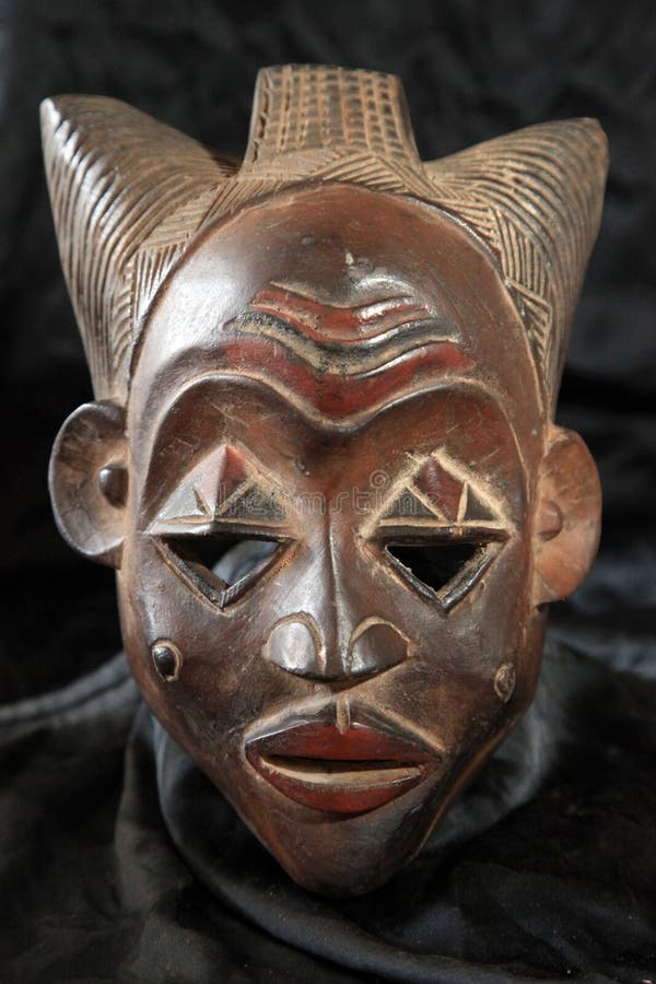 African mask stock image. Image of mystery, doll, culture - 10450433