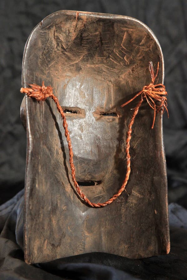 African Tribal Mask - Zande Tribe Stock Photo - Image of culture ...