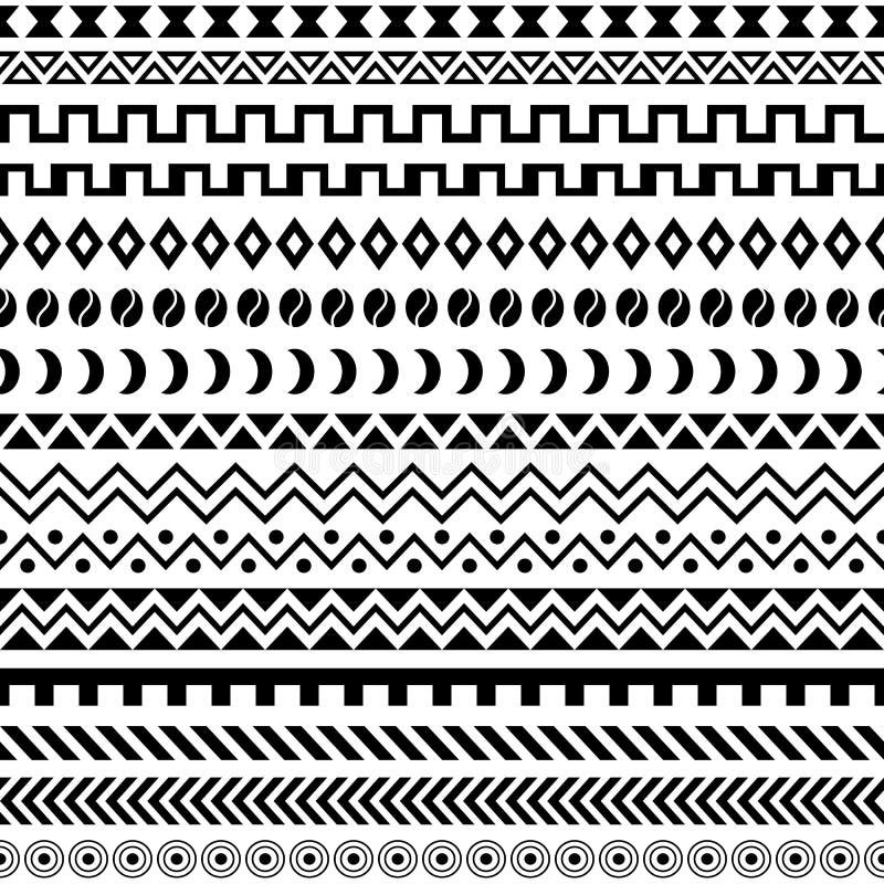 African Tribal Ethnic Art Background Stock Vector - Illustration of ...