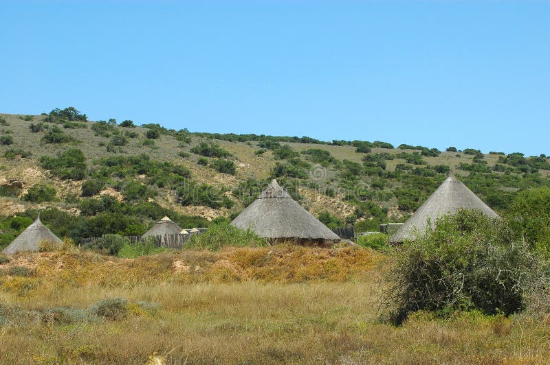 African village stock image. Image of landscapes, bushes - 1837835