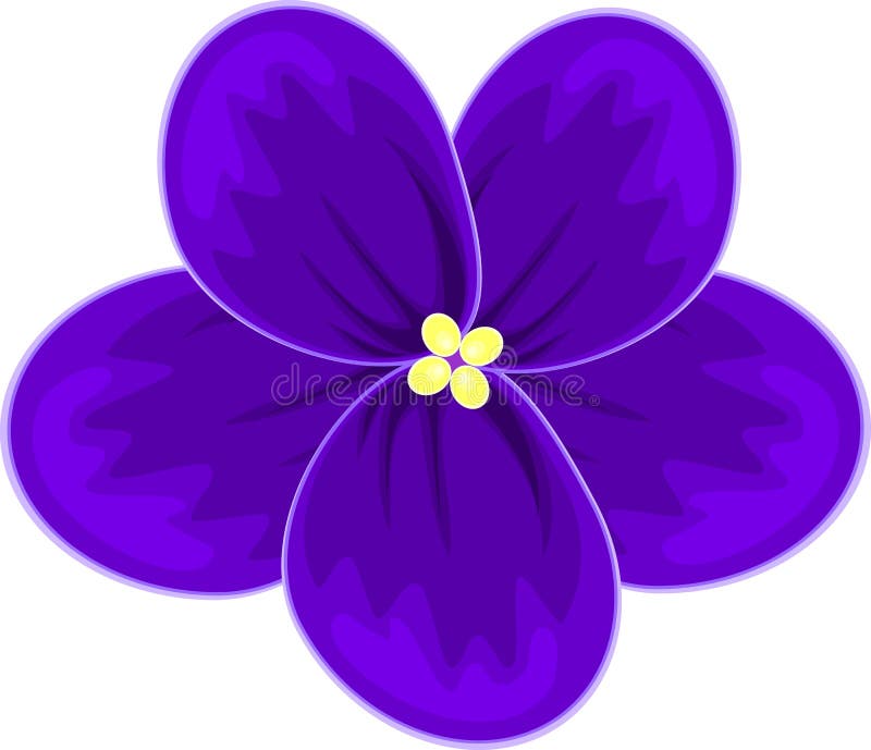 African Violet Clip Art