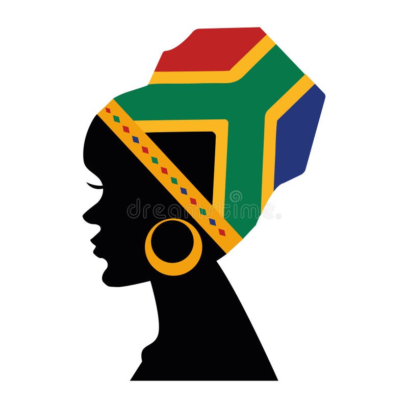 African Woman Illustration Stock Vector Illustration Of Vector 289705700