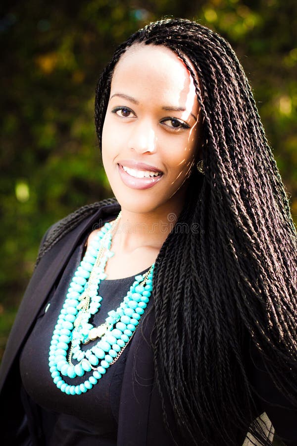 African woman portrait stock photo. Image of model, happy - 29389896