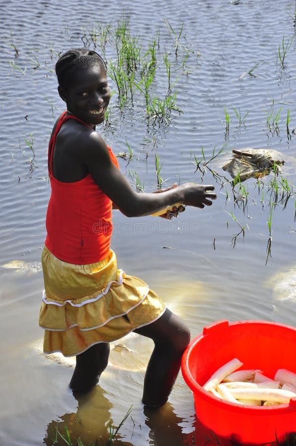 Traditional African Village Houses in Niger Stock Photo - Image of ...