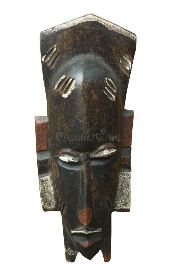 African wood mask stock image. Image of painted, visual - 20880389