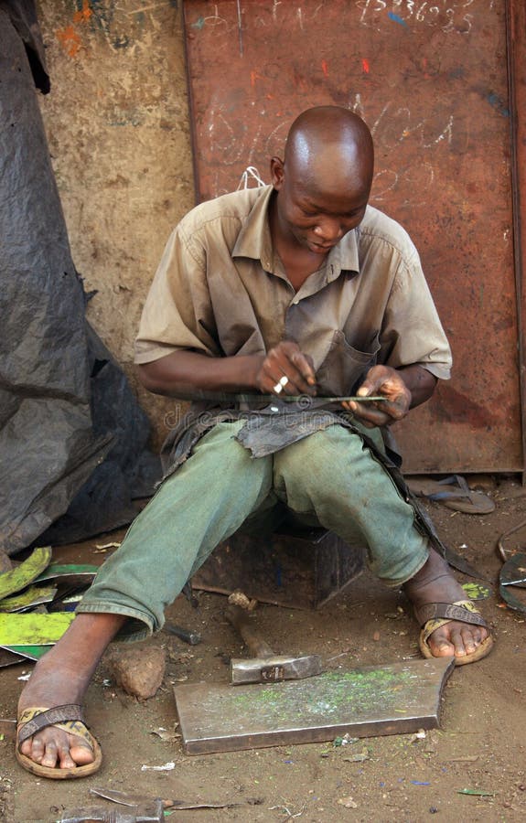 Shoemaker in South America editorial stock photo. Image of worker ...
