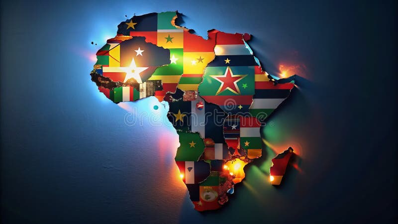 Key African Nations Stock Illustrations – 5 Key African Nations Stock ...
