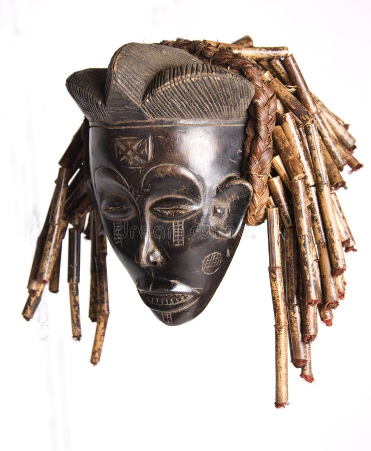 Afrikaans masker stock afbeelding. Image of glans, cultureel - 4302585