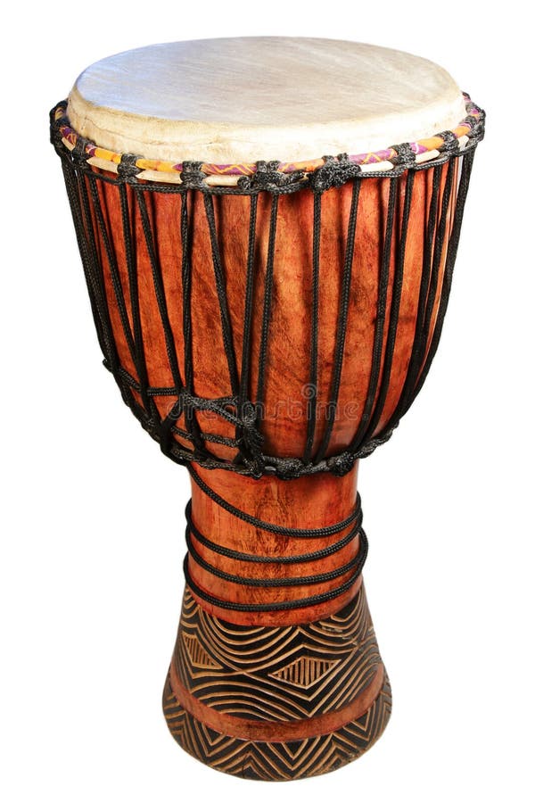 Afrikaanse Kunst - Een Traditionele Afrikaanse Trommel Stock Foto ...