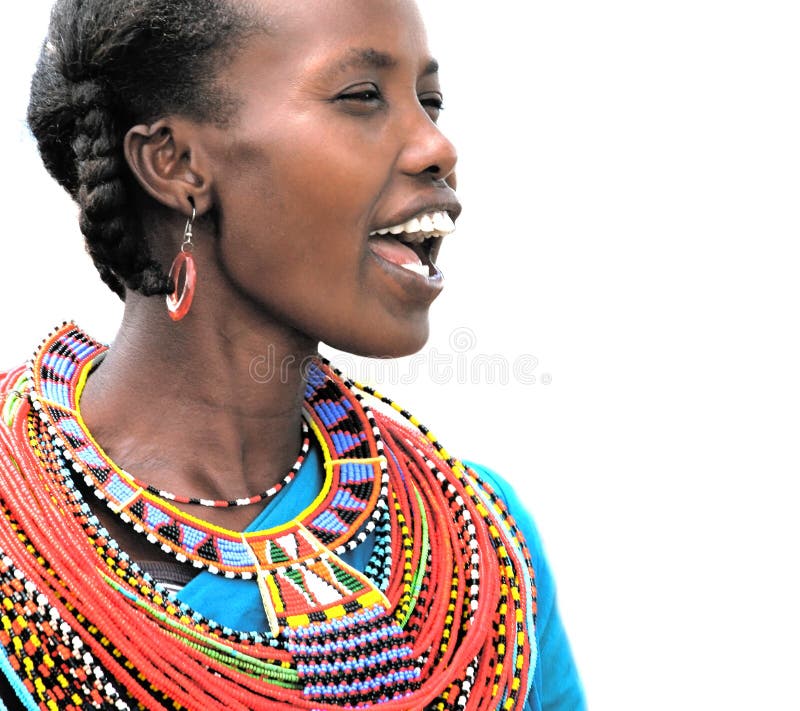 Afrikaanse Model Traditionele Kledij Stock Foto - Image of aanbiddelijk ...