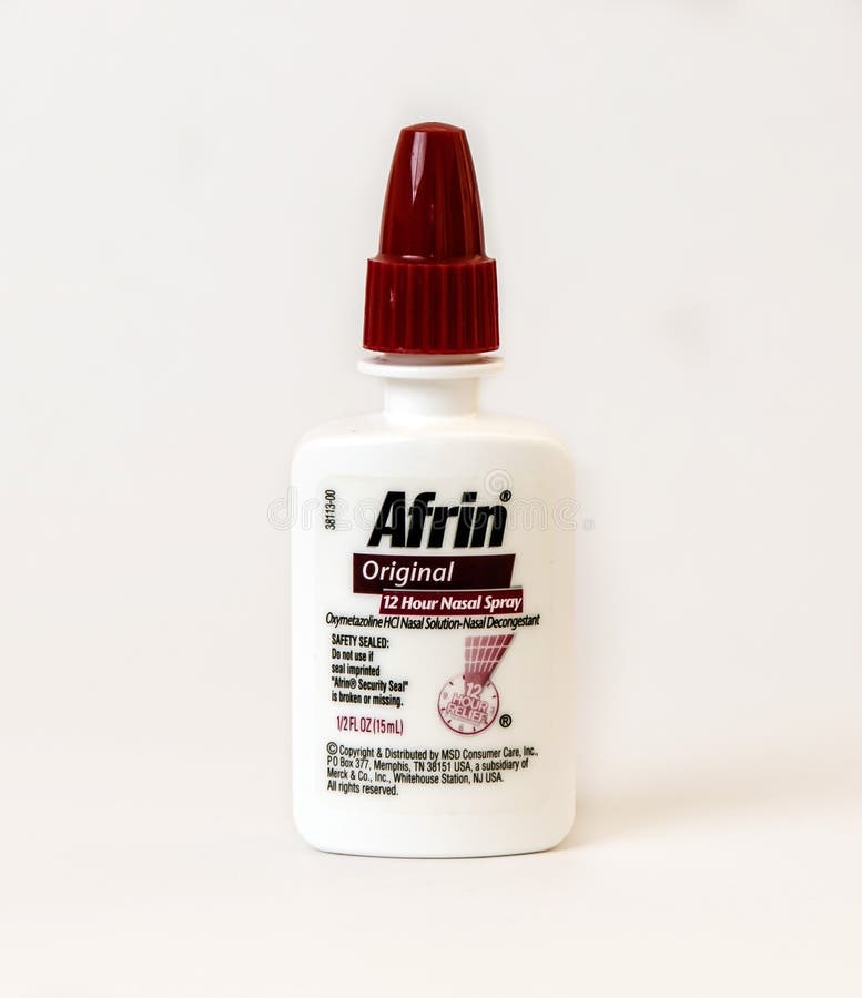 Afrin nasal editorial image. Image of nasal, relief - 176960180