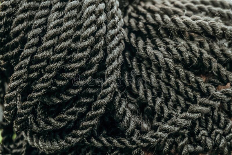 Afro Braids Hair Style. Black Dreadlocks Close-up Stock Image - Image ...