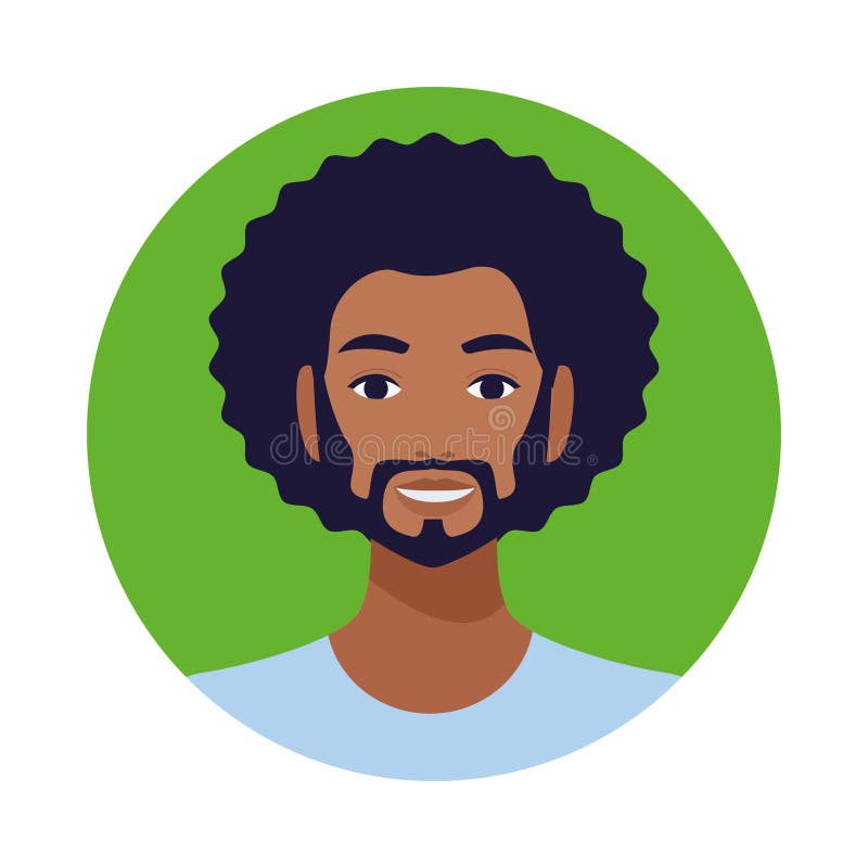 Afro Bearded Man Stock Illustrations – 278 Afro Bearded Man Stock ...