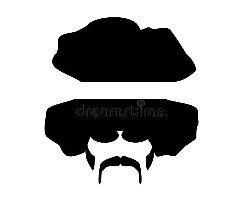 Afro man design stock vector. Illustration of raster - 28276902