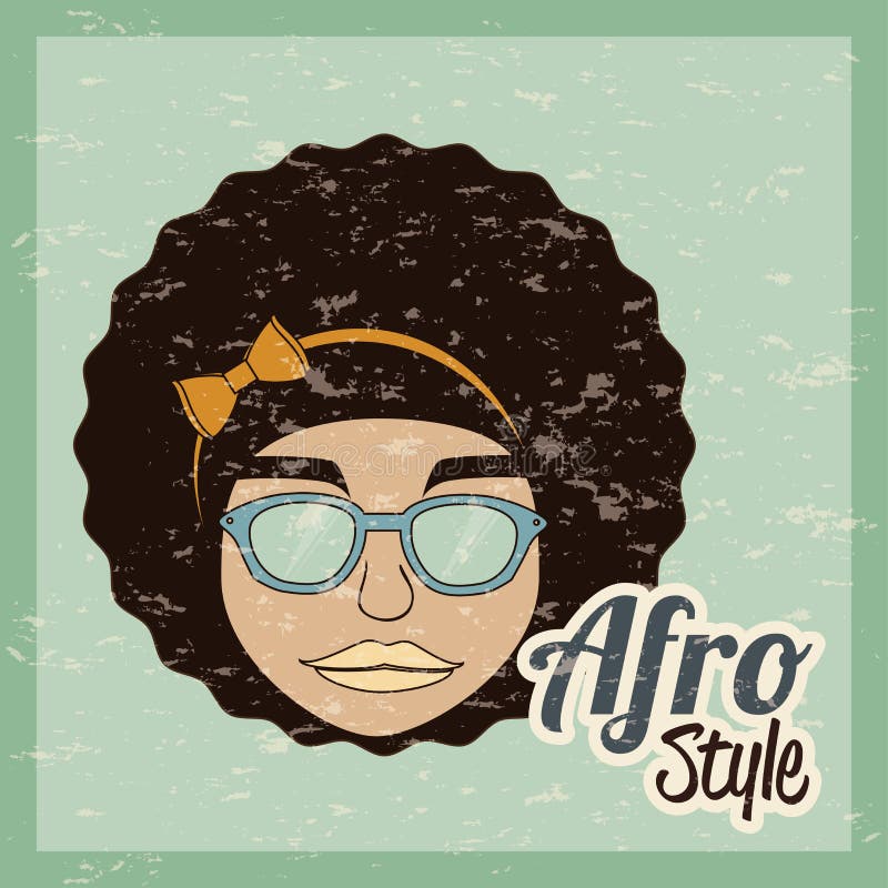 Afro style design stock illustration. Illustration of abstract - 35164877