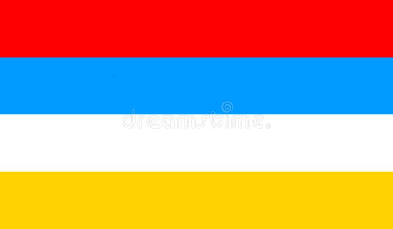 Afshar Tribe Ethnic Groups Flag Vector Icon Stock Vector - Illustration ...