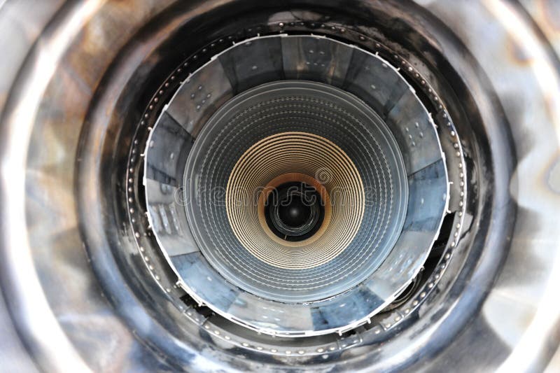Afterburner of F5 Fighter Jet Stock Photo - Image of power, turbine ...