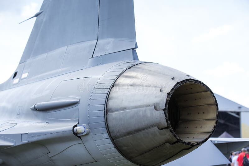 Afterburner of a Modern Jet Fighter. Stock Image - Image of fighter ...
