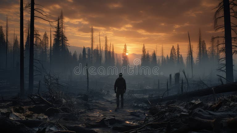 Aftermath accident fire stock illustration. Illustration of loss ...