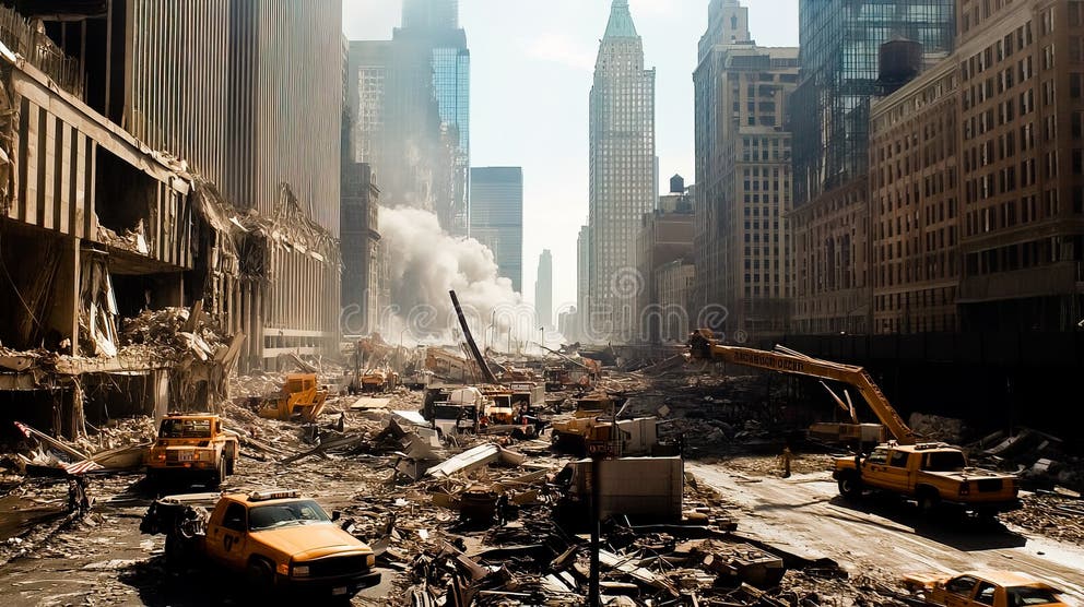Aftermath of the 9 11 Destruction, Showcasing the Devastation and ...