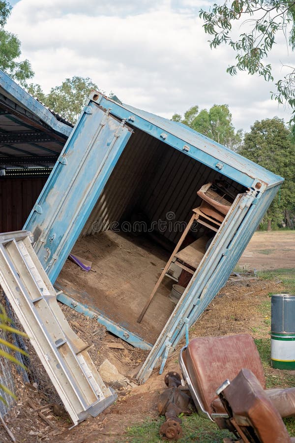 The Aftermath of a Flooded Container Stock Photo - Image of dead ...