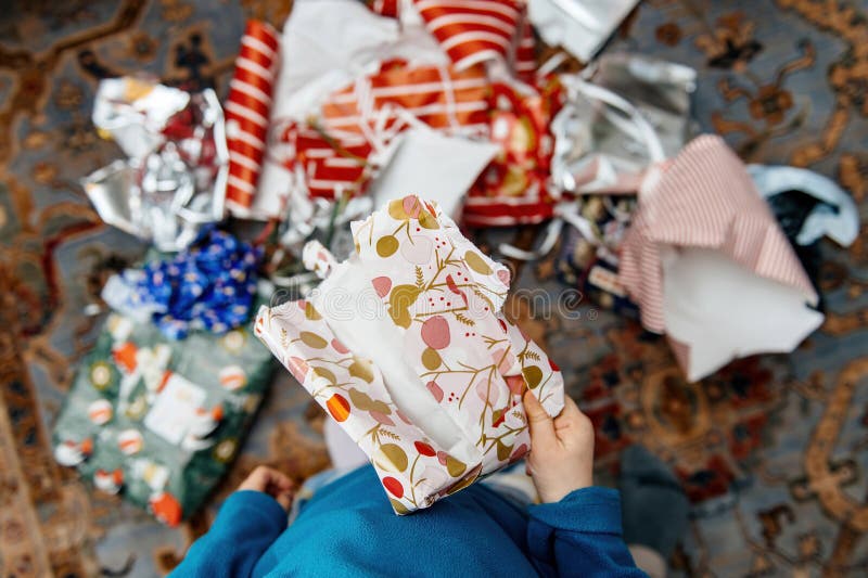 Aftermath Gift Unwrapping Stock Photos - Free & Royalty-Free Stock ...