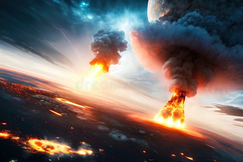 Aftermath of a Nuclear Explosion Which Causes End of Current Human Race ...