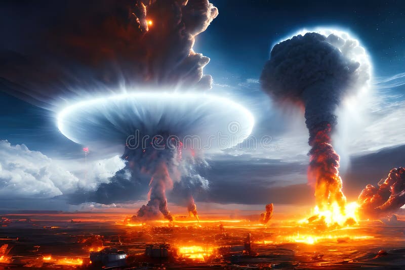 Aftermath of a Nuclear Explosion Which Causes End of Current Human Race ...